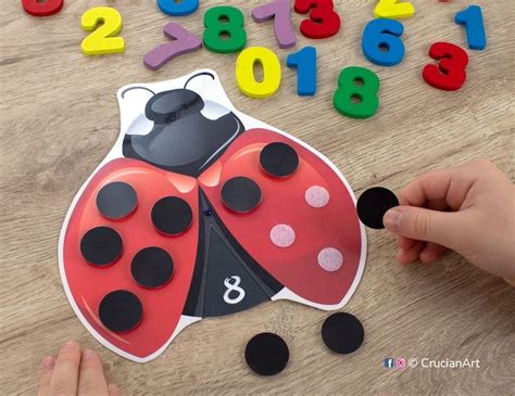 Ladybug Counting Activity Numbers 1 To 10 Printable Activities Ladybug Spots Counting Practice