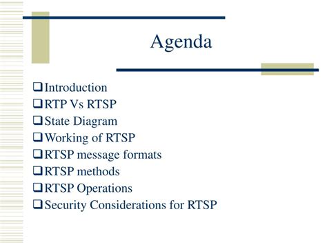 Ppt Real Time Streaming Protocol Rtsp Powerpoint Presentation Free Download Id 334120