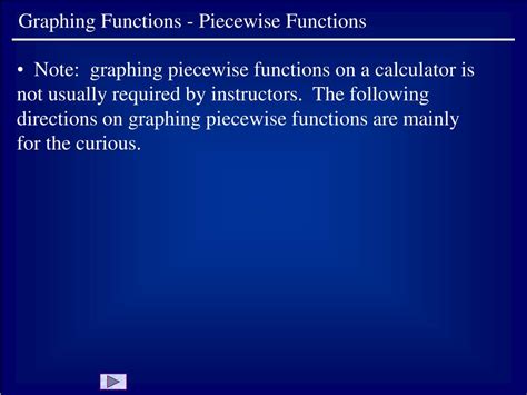 PPT Graphing Functions Piecewise Functions PowerPoint Presentation ID 476303