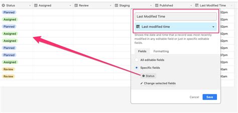 Use Automations To Timestamp Status Updates Airtable Support