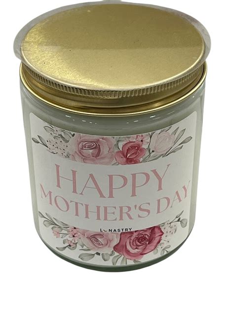 Happy Mothers Day Floral Candle Breathe Inspiring Ts