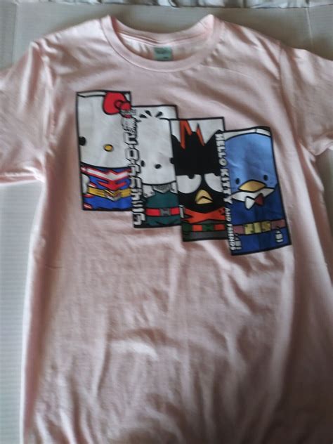 My Hero Academia And Hello Kitty And Friends Pink Panel Gem