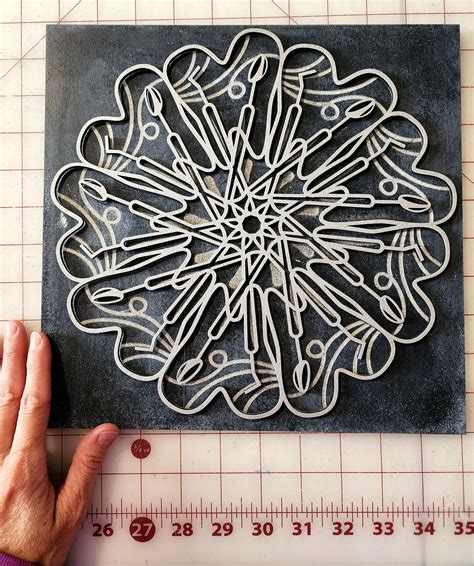 Dentist Office Decor Laser SVG Cut File Mandala Gift With Teeth