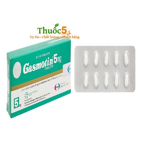Gasmotin 5mg Giảm Triệu Chứng đau Dạ Dày Khó Tiêu Mua ở đâu Cập Nhật