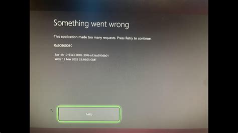 Xbox Error Code 0x80860010 Cant Sign Into Xbox Account Something Went Wrong Youtube