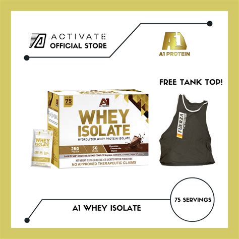 A1 Protein Whey Isolate 75 Sachets 25g Of Protein Shopee Philippines
