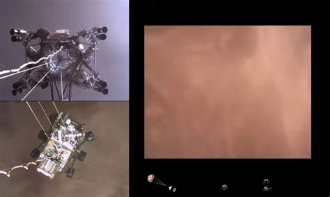 The Descent And Touchdown Video Of The Perseverance Rover Our Planet