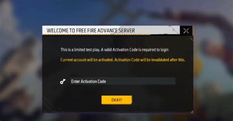 Why Is The Free Fire Advance Server Invalid Activation Code Problem Occurring Check Solution Here