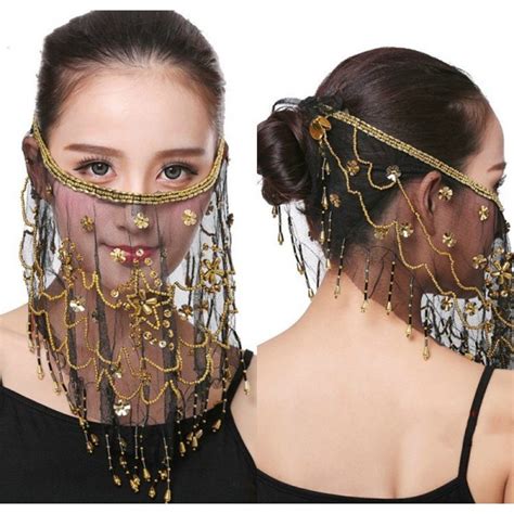 Indian Queen Belly Dance Performance Veil Props Belly Dance Accessories