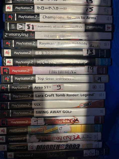 Ps2 Games Original 18 Games X 2 36 Sgd Video Gaming Video Games