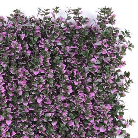China Purple Artificial Grass Wall Landscaping Suppliers Manufacturers Factory Customized