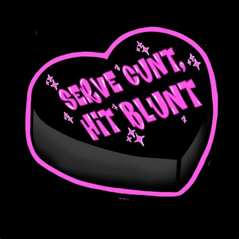 Cunt Heart Sticker Etsy