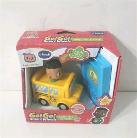 Vtech Cocomelon Cody School Bus And Track Light Up 4778917967