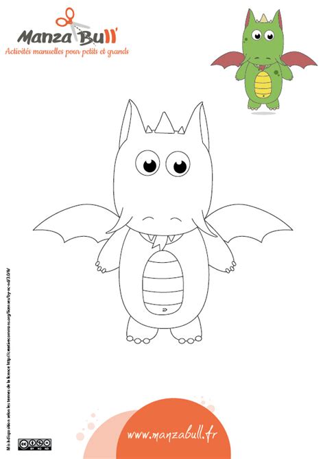 Coloriage Dragon ManzaBull