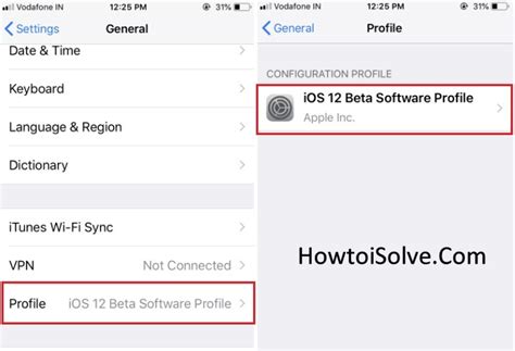 How To Remove Ios 12 Beta Profile From Iphone Or Ipad