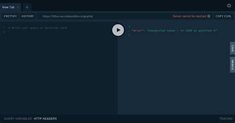 Apollo Server Codesandbox
