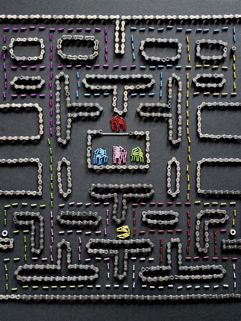 Artist Recreates Iconic Art Using Old Bike Parts