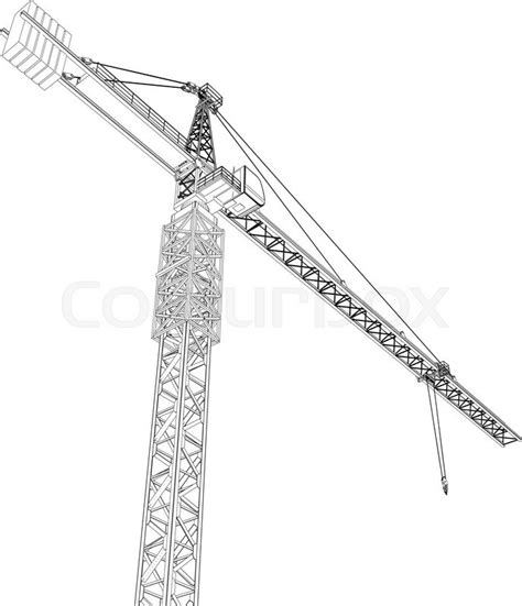 Tower Crane Drawing At Getdrawings Free Download