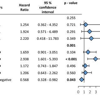 Multivariate Cox Regression For The Patient Subgroup With A High CD3