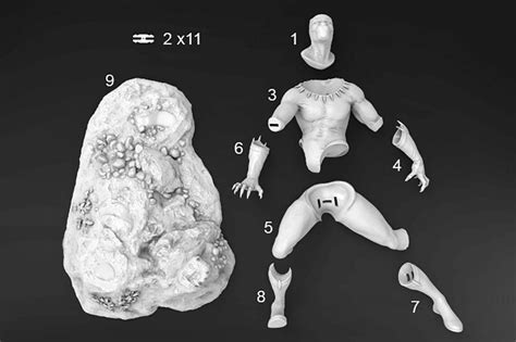 Modelo de impresión 3D de Pantera Negra STL