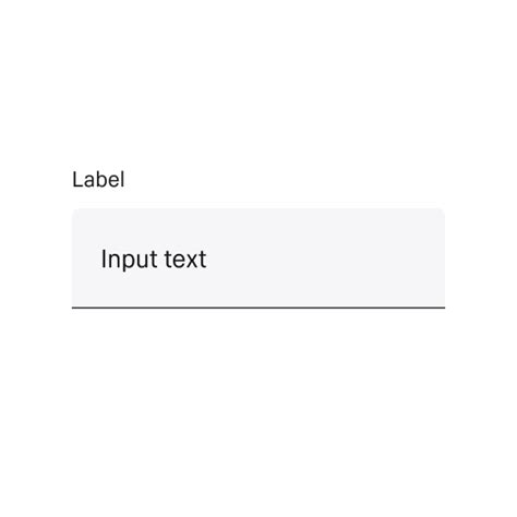 Input Text Label Outside