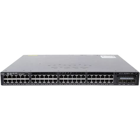 Cisco Catalyst 3650 48 Port Gigabit Ethernet Switch Layer 3 Stackable Ws C3650 48td S Rq