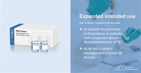 Expanded Intended Use For D Dimer Nordic Biomarker