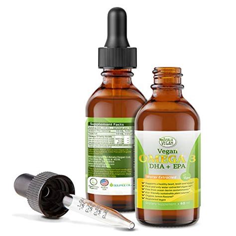 Potent And Organic Vegan Omega 3 Liquid Supplement Better Than Fish Oil