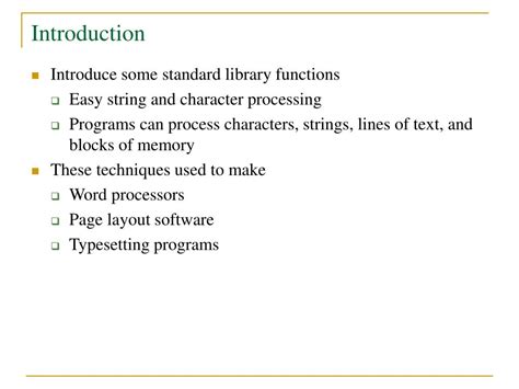 Ppt Chapter 8 Characters And Strings Powerpoint Presentation Free