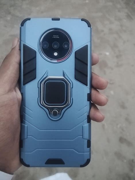 Premium Photo A Mobile Cover In Blue Colour