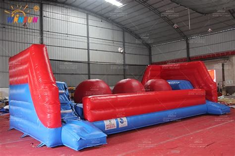 Custom Wipeout Game Inflatable Obstacle Course Zhengzhou Winsun