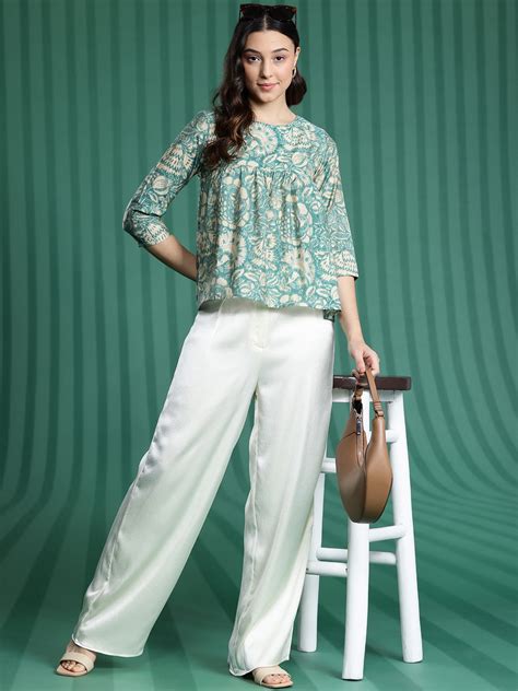 Buy Dressberry Floral Printed Empire Top Tops For Women 25982110 Myntra
