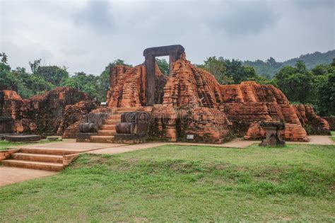 Hoi An Vietnam 6 Feb 2024 My Son Hindu Temple Built During The