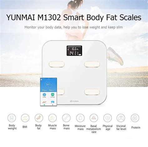 YUNMAI S Smart Bluetooth Body Fat Scale White
