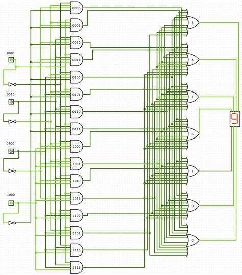 Diagram Segment Decoder Logic Diagram Mydiagram Online