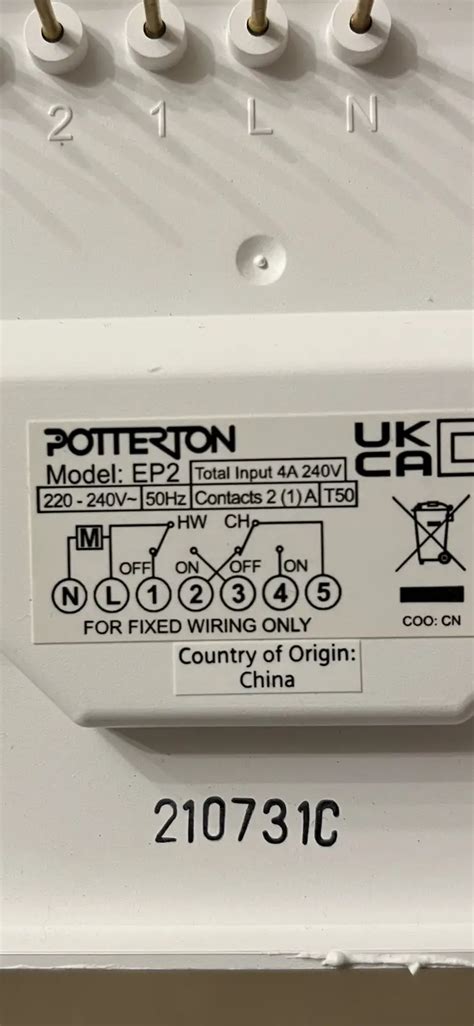 Replace Potterton So With Hive Dual Channel Receiver Diynot Forums