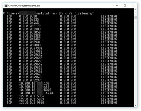 Use Netstat To See Listening Ports And Pid In Windows Yogesh