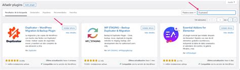 Migrar WordPress Con Duplicator Hoswedaje