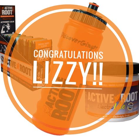 Active Root Congratulations To Lizzy Peacock For Winning