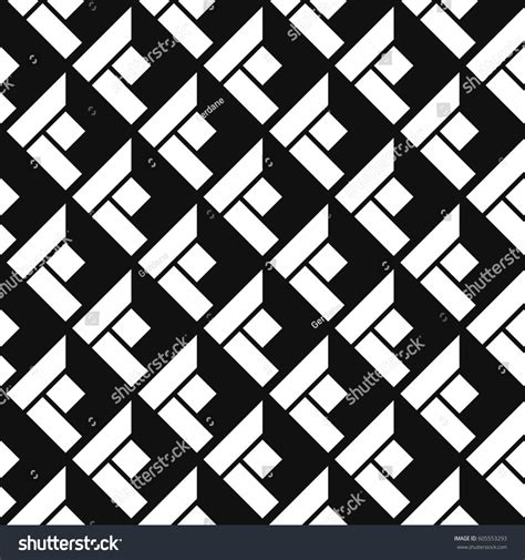 Seamless Isometric Patterns Stock Vector Royalty Free 605553293