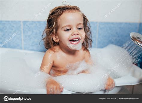 Young Girl Taking Bath Telegraph