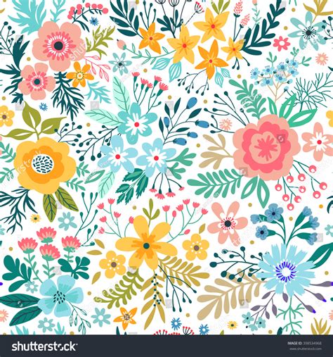 Cute Flower Background Pattern