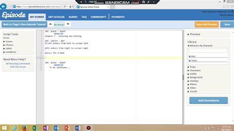 Episode Interactive Tutorial 7 Entering And Exiting Youtube