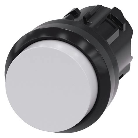 SIEMENS White 22 Mm Mounting Size Extended Push Button 411H79