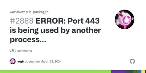 Error Port 443 Is Being Used By Another Process · Issue 2888