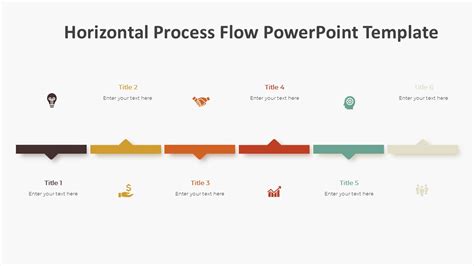 Horizontal Process Flow PowerPoint Template PPTUniverse