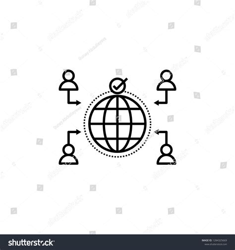 Endpoint Security Network Global Icon Element Stock Vector Royalty Free Shutterstock