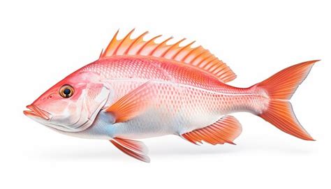 Premium Ai Image Isolated Sea Fish Elevation Side View