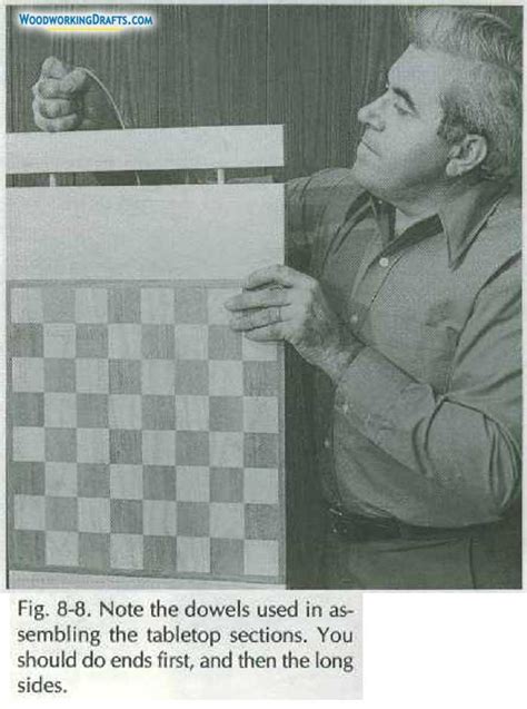 Chess Board Game Table Plans Blueprints For 4 Simple Designs