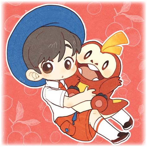 Shiro Tiotolv Florian Pokemon Fuecoco Nintendo Pokemon Pokemon Sv Blue Headwear Brown